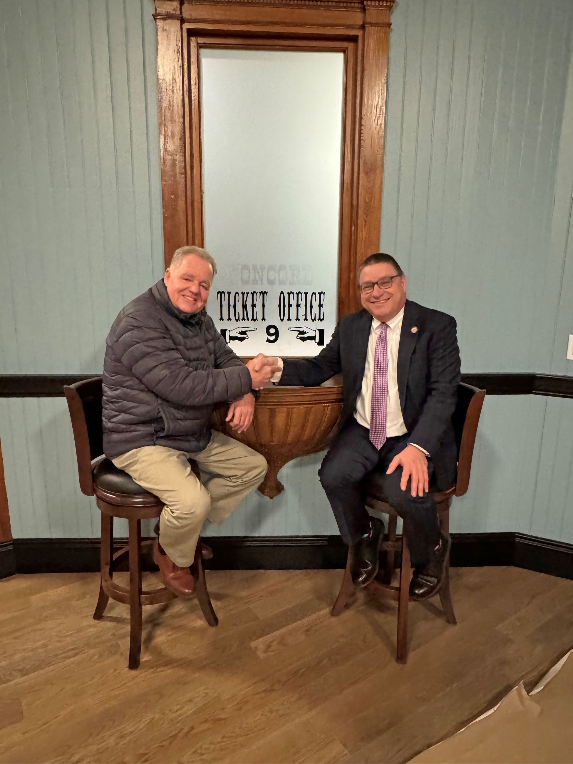 Town Manager Tom Calter Welcomes Inspector General Jeffrey Shapiro ...